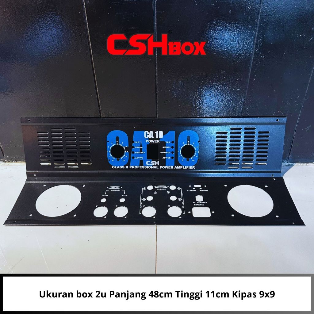 Jual Plat Panel Box Power CSH Ukuran 2u Depan Belakang (CA 10, CA 18 ...