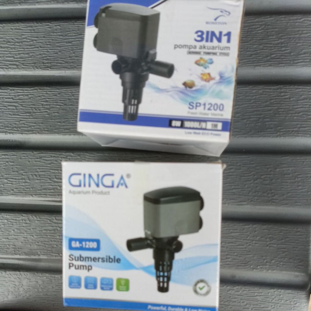 Jual pompa filter aquarium ginga rosston SP1200 1000l/h | Shopee Indonesia
