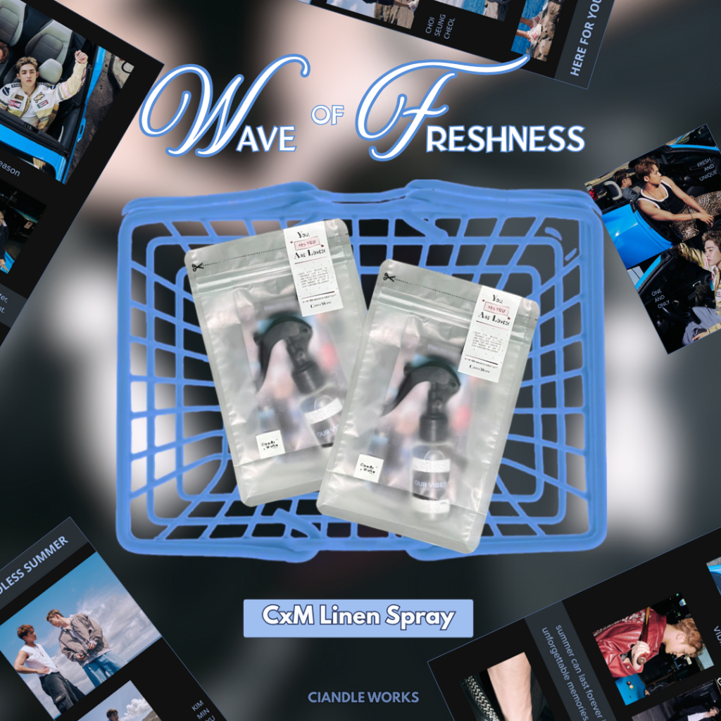 Jual Mingyu x Scoups CxM Linen Spray & Non-Toxic Scented Candle by ...