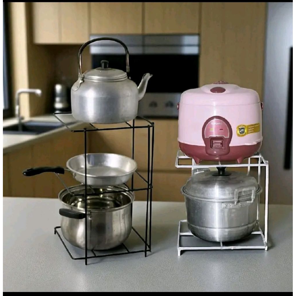 Jual rak panci/rak teflon/rak multifungsi/rak wajan | Shopee Indonesia