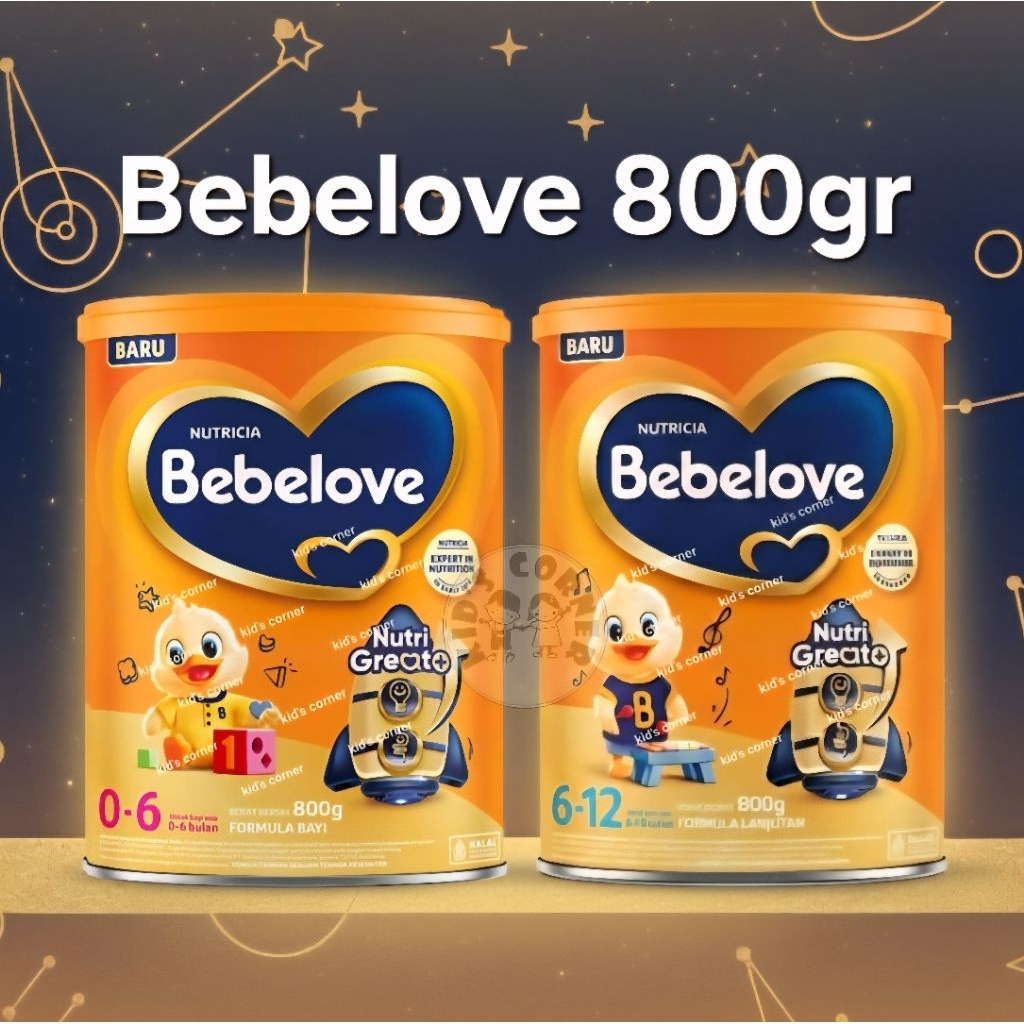 Jual Bebelove 0-6 / 6-12 800gr susu Formula Bayi Bebelac Nutricia ...