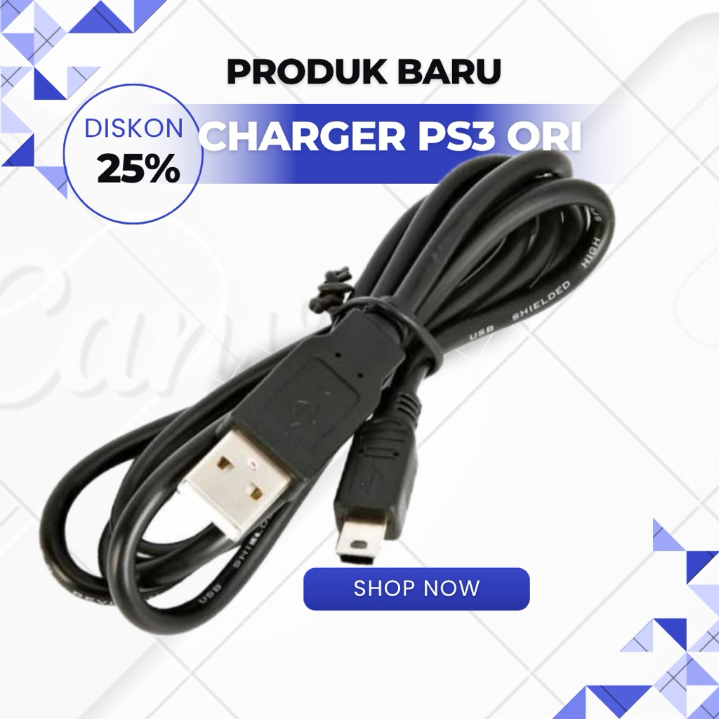 Jual Kabel Charger PS3 Original Tebal | Shopee Indonesia