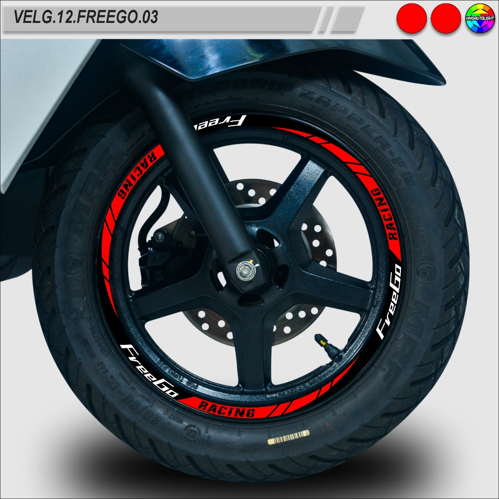 Jual STICKER VARIASI VELG MOTOR SEMUA TYPE RING 12 FREEGO VELG.12 ...