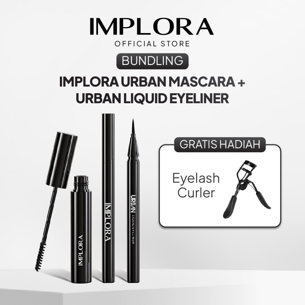Jual [BUNDLING] Implora Urban Volume Mascara + Urban Eyeliner - Free ...