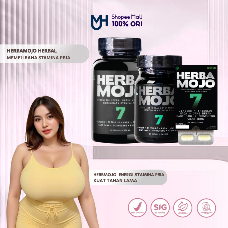 Jual Herbamojo - Suplemen Herbal Stamina Pria | Tetosteron Booster ...