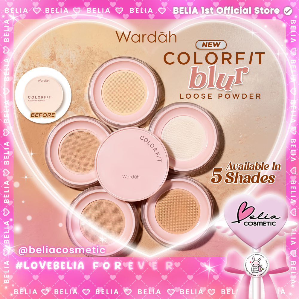 Jual BELIA WARDAH Colorfit HD Blurify Loose Powder 15g | Bedak Tabur ...