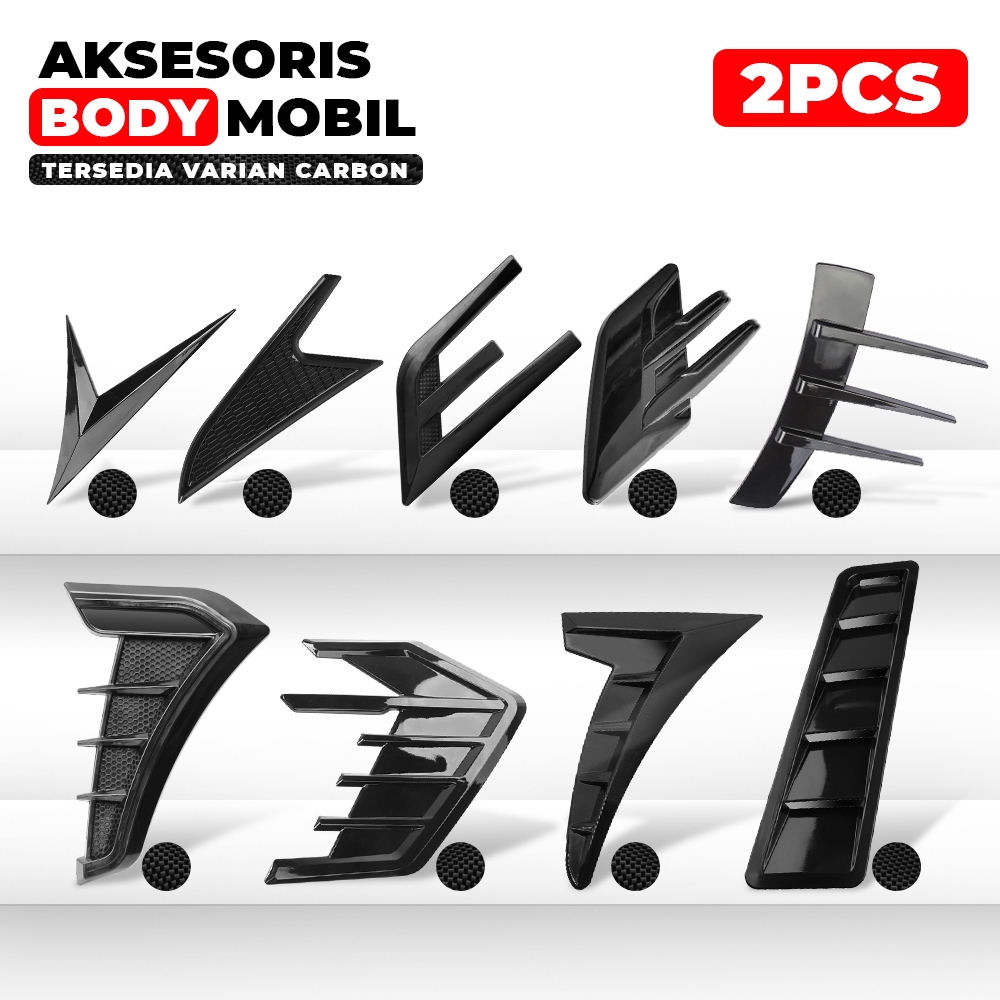 Jual Aksesoris Body Mobil Side Car Air Flow Universal Aksesoris Body ...