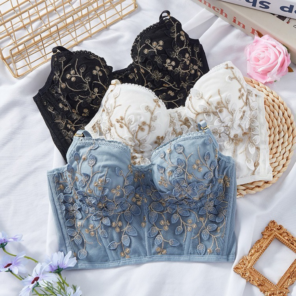Jual JISOO BRALETTE Premium Lingerie Bustier Bra Kawat Korea Jepang ...