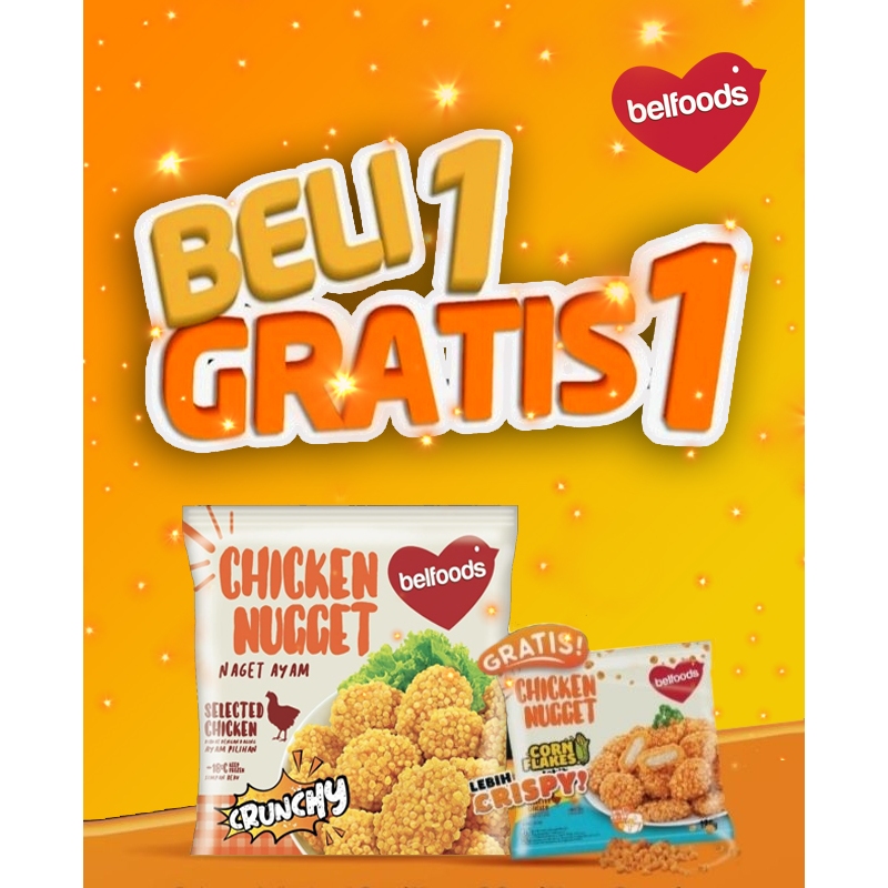 Jual BELFOODS Nugget Crunchy 500 gr | Shopee Indonesia