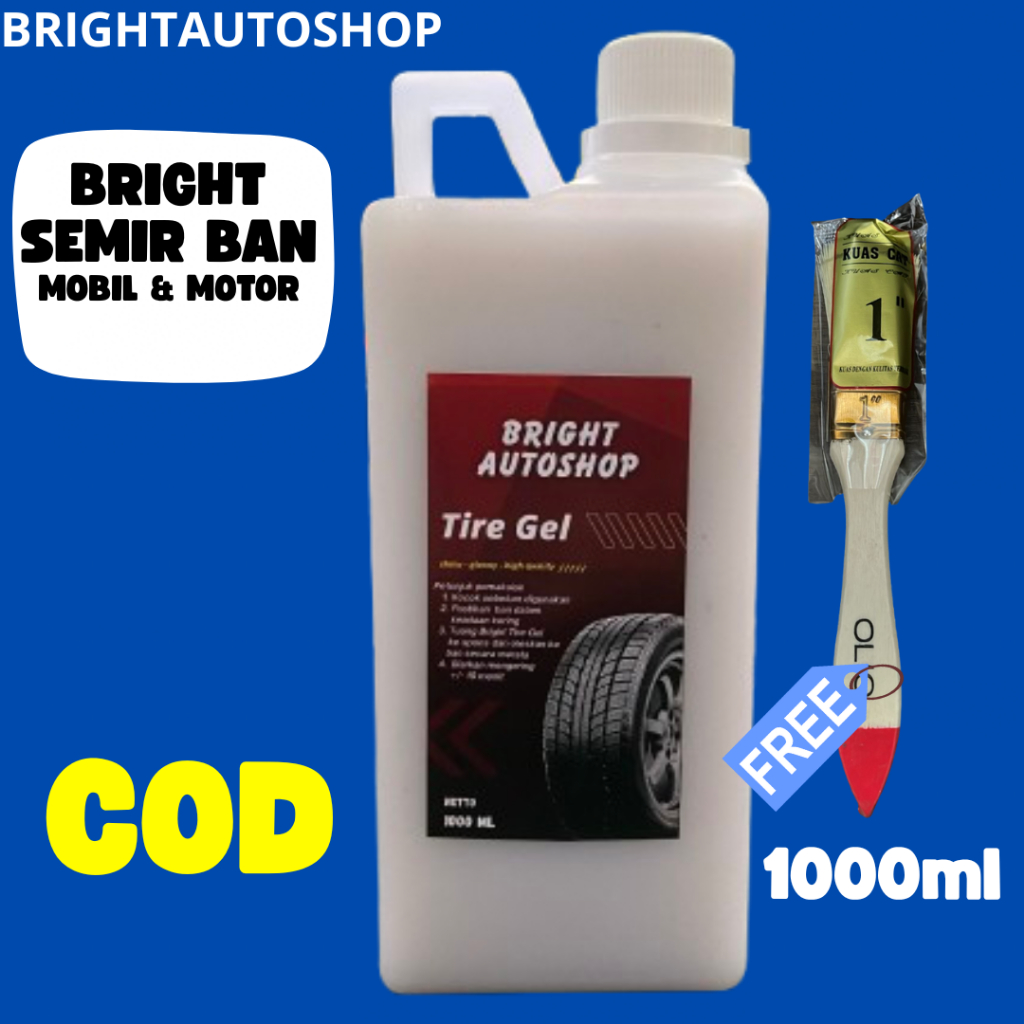 Jual Semir Ban Mobil Motor Tahan Lama Berkualitas 1 liter | Shopee ...