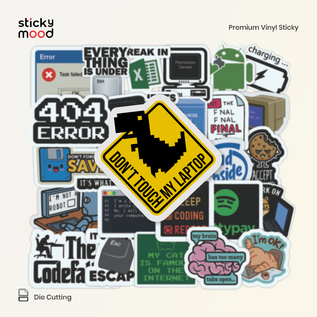 Jual 50 Pcs Sticker Internet Meme Waterproof (HP, Laptop, Buku, Tumblr ...