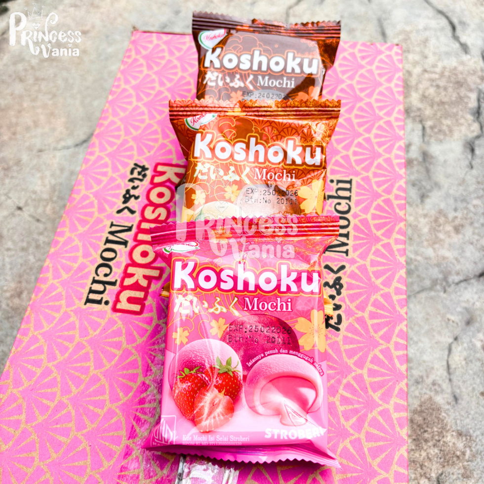 Jual KOSHOKU MOCHI KEMASAN BARU 30GR ANEKA RASA KUE ISI SELAI KENYAL ...