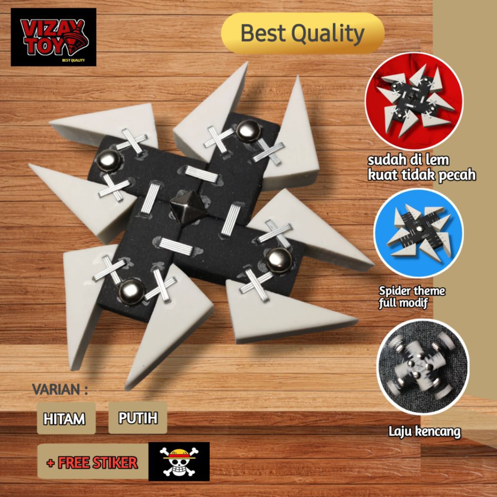 Jual Mainan Gasing penghapus pemadam viral full modif SPIDER racing ...