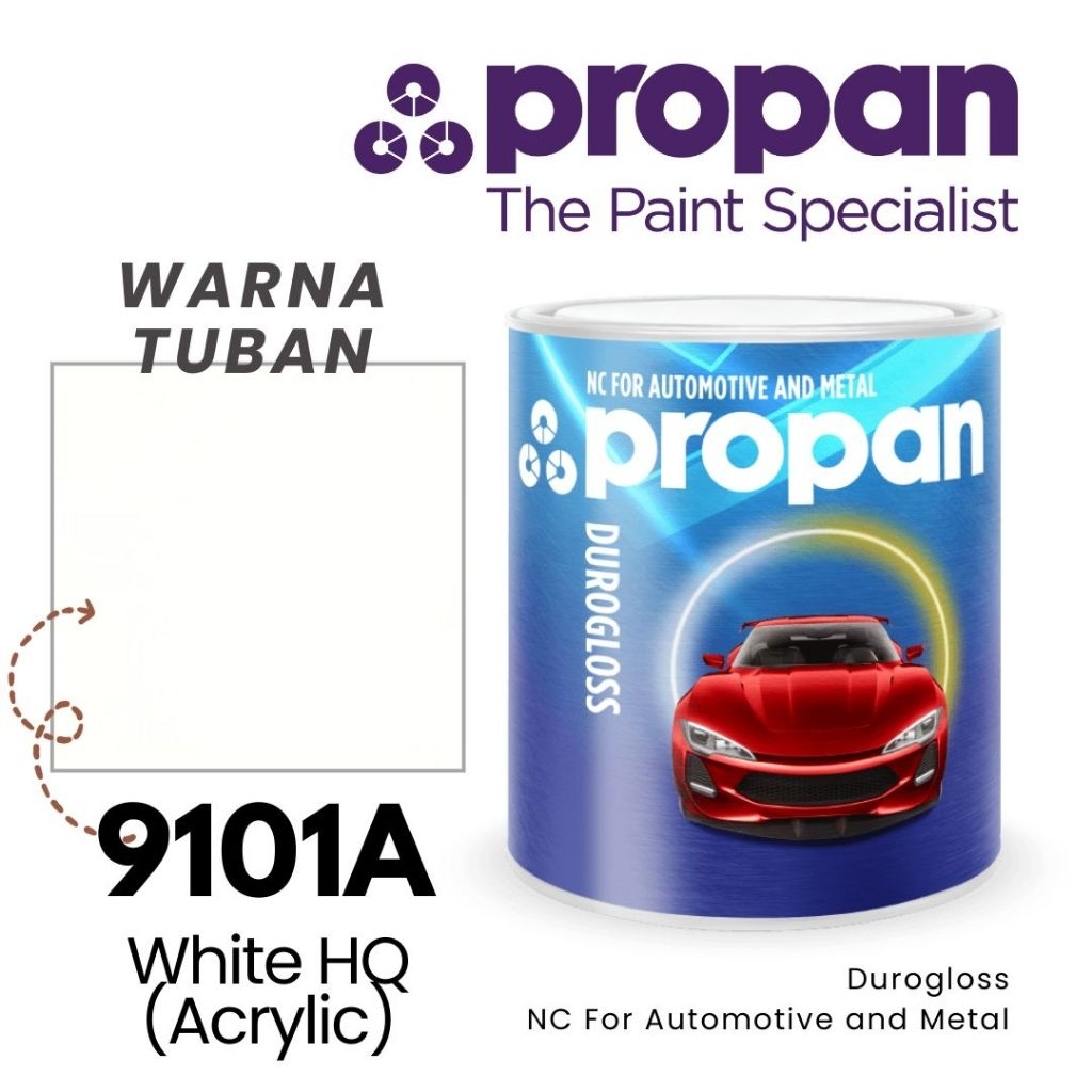 Jual Cat Duco Propan Durogloss White HQ (High Quality)/ Cat Kayu dan ...