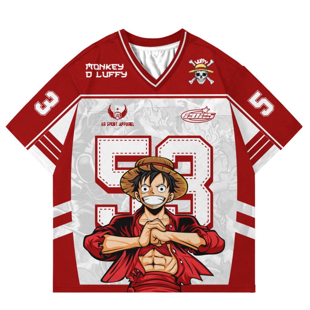 Jual JERSEY ANIME MANGA ONE PIECE MONKEY D'LUFFY AR SPORT | Shopee ...