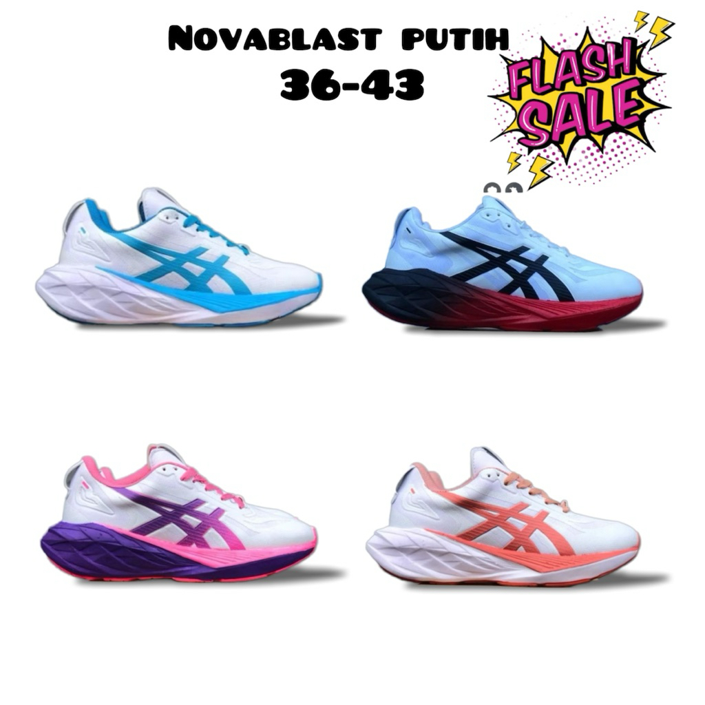 Jual sepatu running putih novablast 4 best seller sepatu wanita dan ...