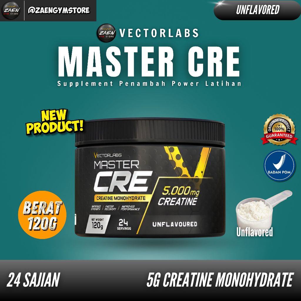 Jual VECTORLABS MASTER CRE CREATINE MONOHYDRATE 5000 MG | Shopee Indonesia