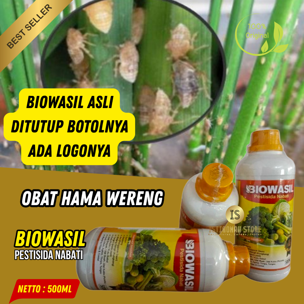 Jual BIOWASIL 500ML Pestisida Nabati Obat Semprot Hama Wereng Paling ...