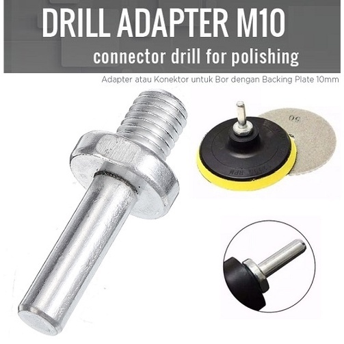Jual Baut Konektor M10 Adapter Adaptor Pad Poles Bor M10 | Shopee Indonesia
