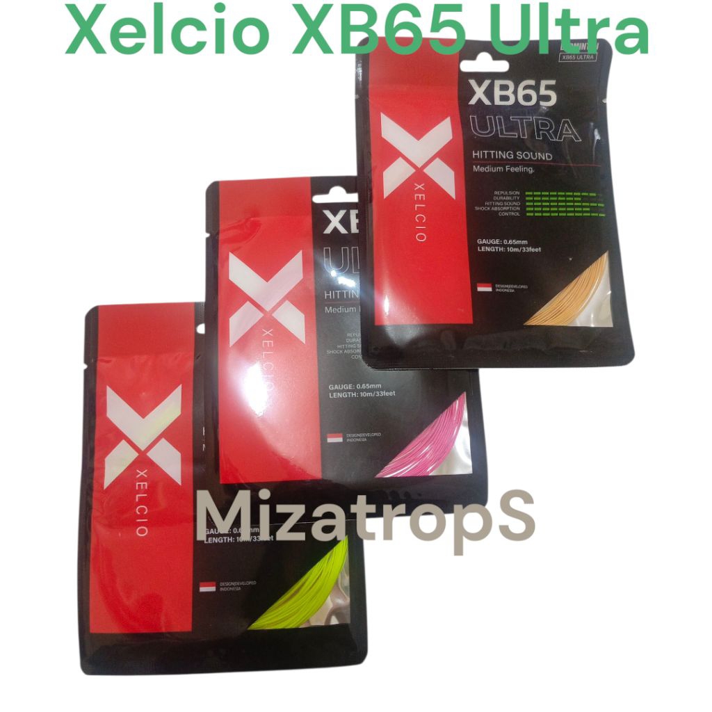 Jual Senar Badminton Xelcio XB65 Ultra Original | Shopee Indonesia