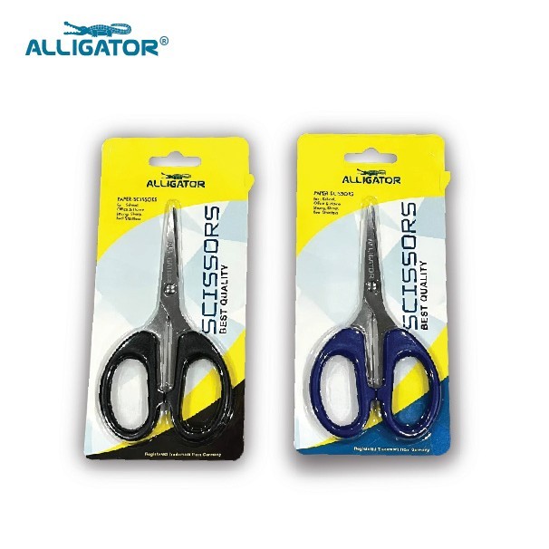 Jual Alligator Gunting Extra Small Scissors Black dan Blue Grip | Shopee Indonesia