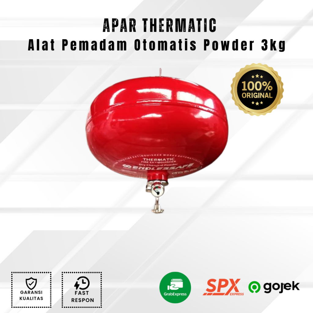 Jual APAR Thermatic Powder 3kg / Alat Pemadam Otomatis | Shopee Indonesia
