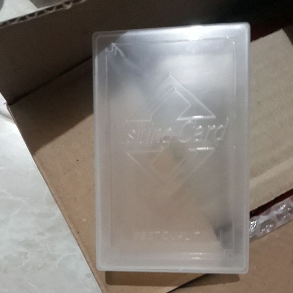Jual box kartu nama / kotak kartu nama plastik | Shopee Indonesia