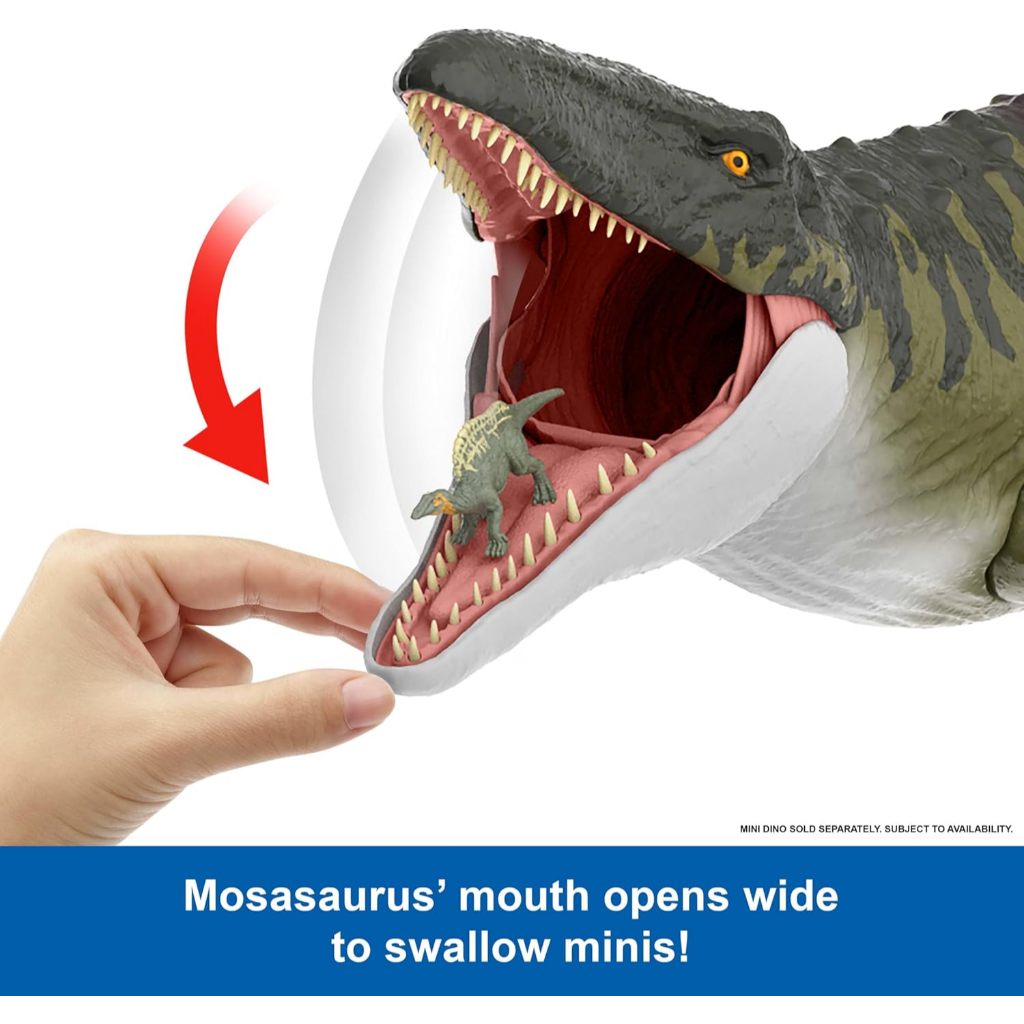 Jual Mattel Jurassic World Rebirth Super Colossal Mosasaurus Action ...