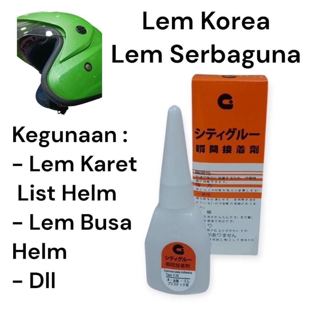 Jual Lem Korea Lem Serbaguna Lem List Karet Lem Busa Spon Helm | Shopee ...