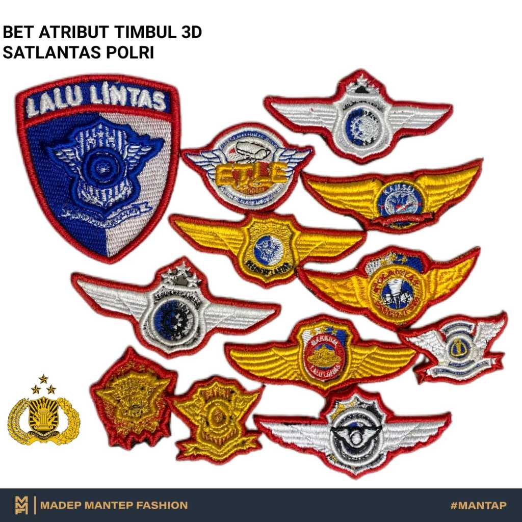Jual Atribut Bet Lantas POLRI Bet Timbul 3d Polantas Bet SATLANTAS ...