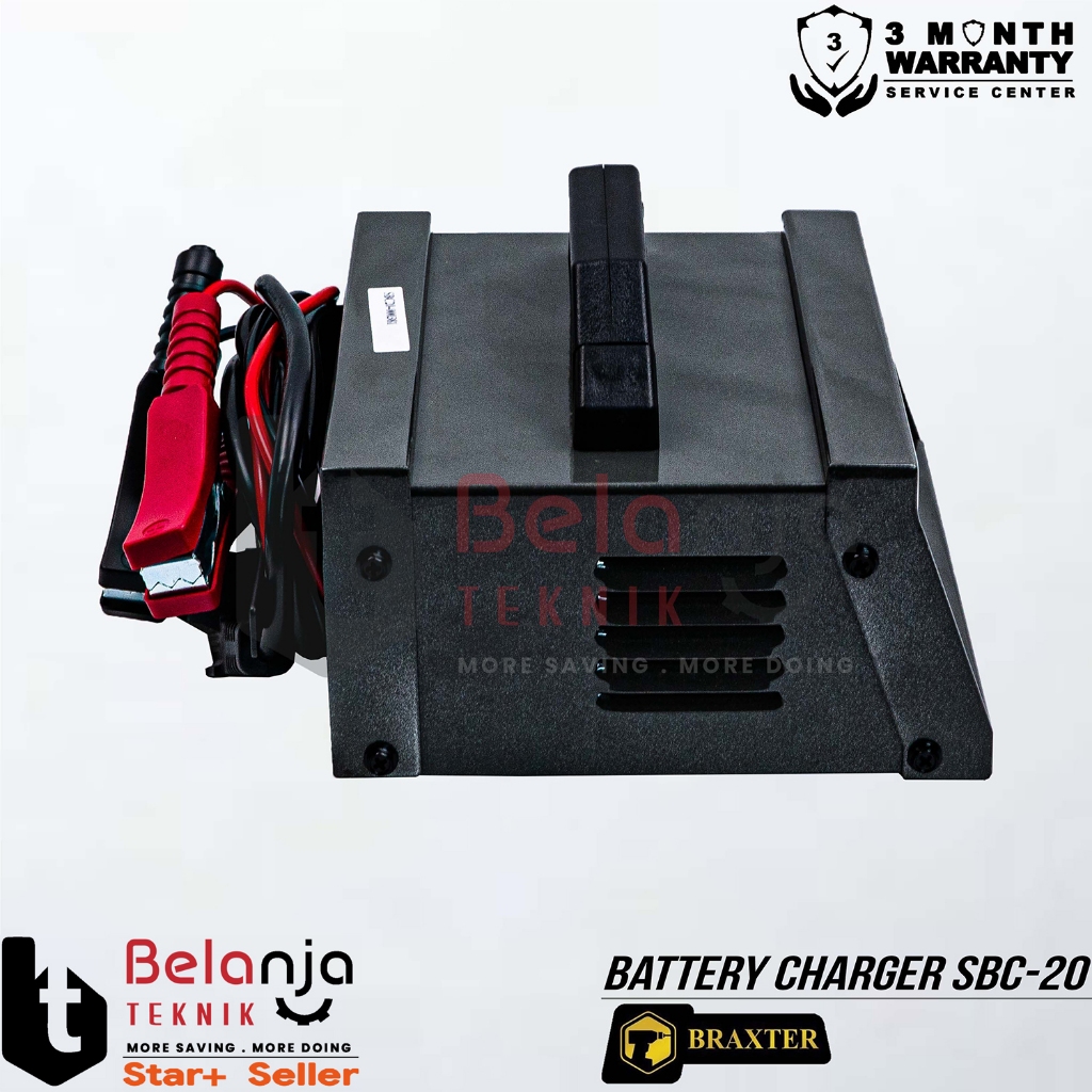 Jual Mesin Smart Baterai Aki Cas Aki Braxter SBC-20 Charger Battery 20A ...