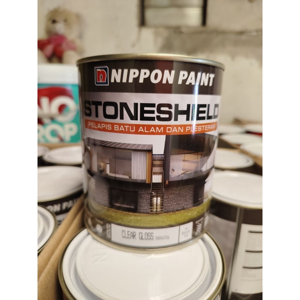 Jual Cat Pelapis Batu Alam Nippon Stoneshield 1 Kg | Shopee Indonesia
