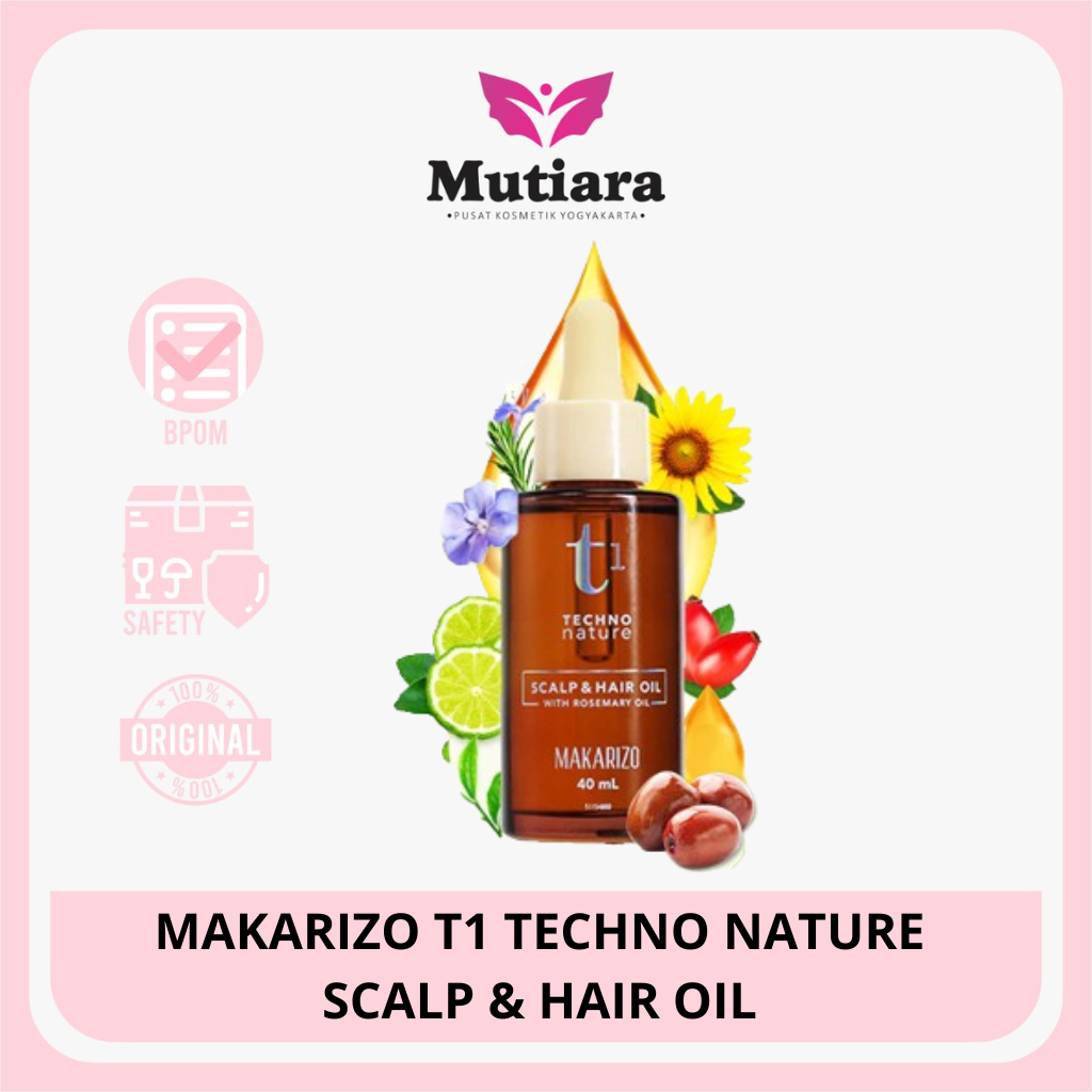 Jual MAKARIZO T1 TECHNO NATURE SCALP & HAIR OIL 40ML | Shopee Indonesia