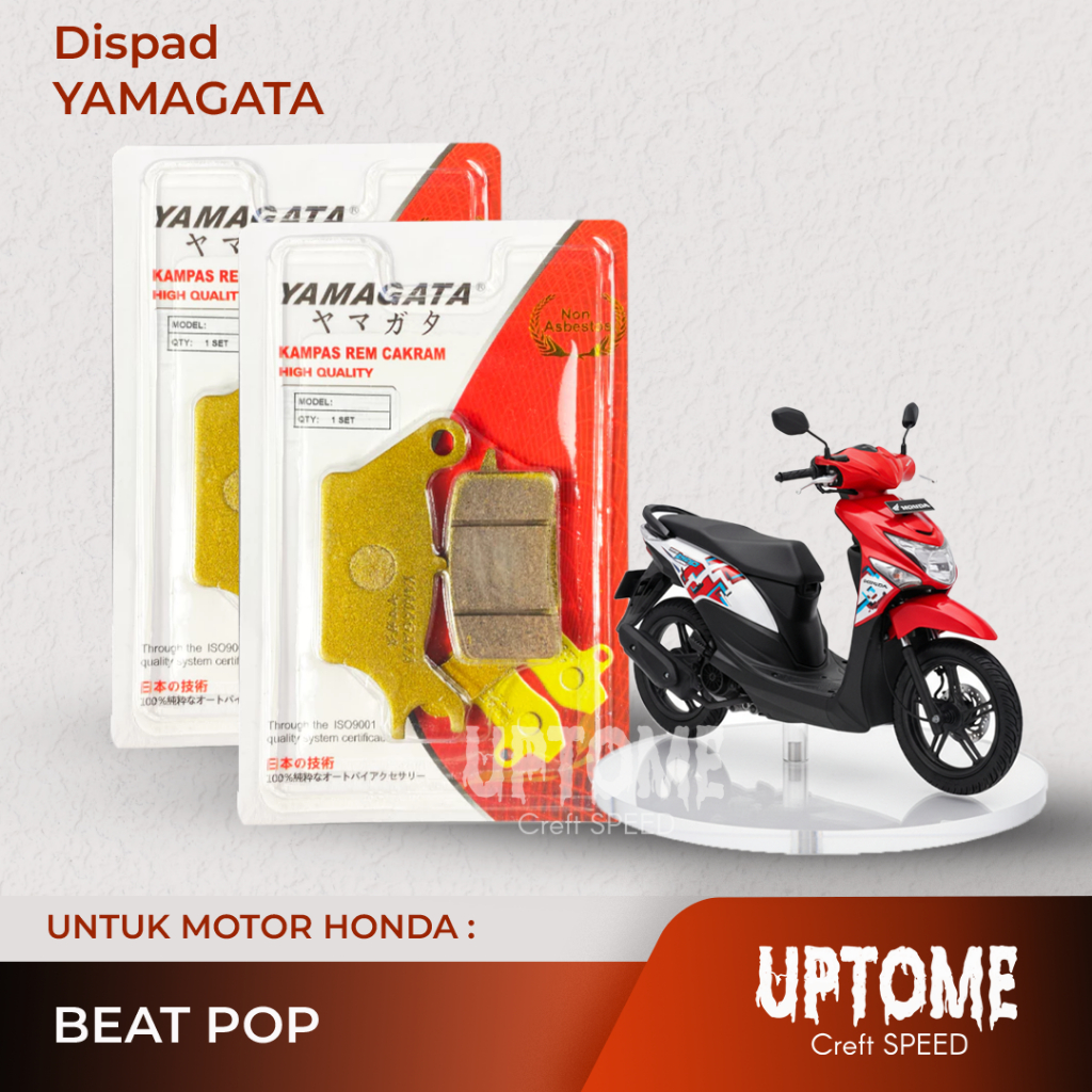 Jual Kampas Rem Depan Honda BEAT Pop Karbu FI ESP Deluxe New Discpad ...