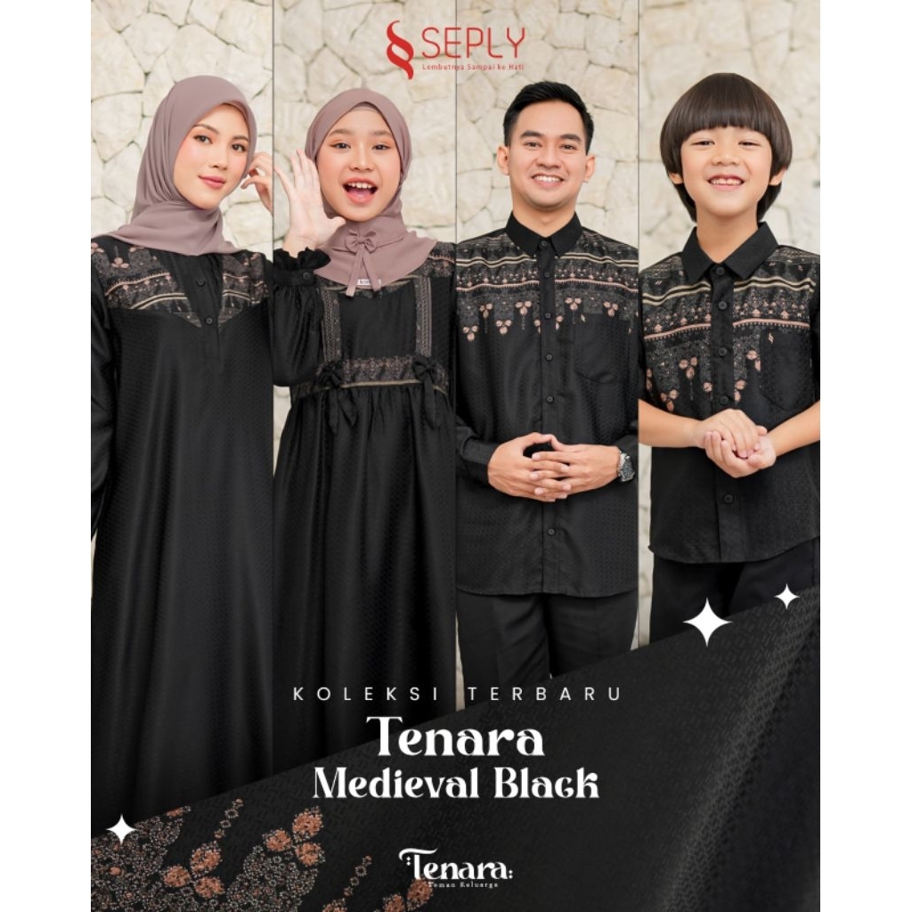 Jual SARIMBIT SEPLY TENARA MEDIEVAL BLACK TERBARU 2026 GAMIS & KOKO ...