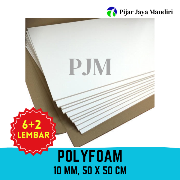 Jual (6+2 LEMBAR) Polyfoam 10mm Ukuran 50x50 cm Lembaran Potongan ...
