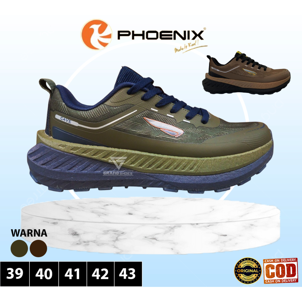 Jual PHOENIX CAVE Sepatu Olahraga Running Sport Lari Trail Mendaki Laki ...