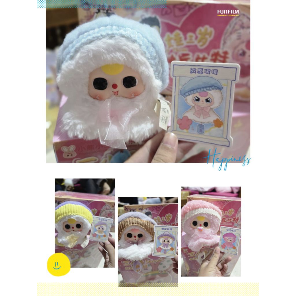 Jual Blind Box Baby Three Vinyl Plush Toy l Baby Three Cupid Love l ...
