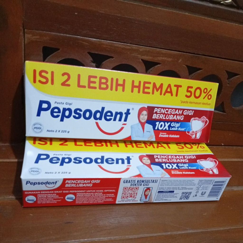 Jual Pepsodent 225 gram isi 2 pcs | Shopee Indonesia
