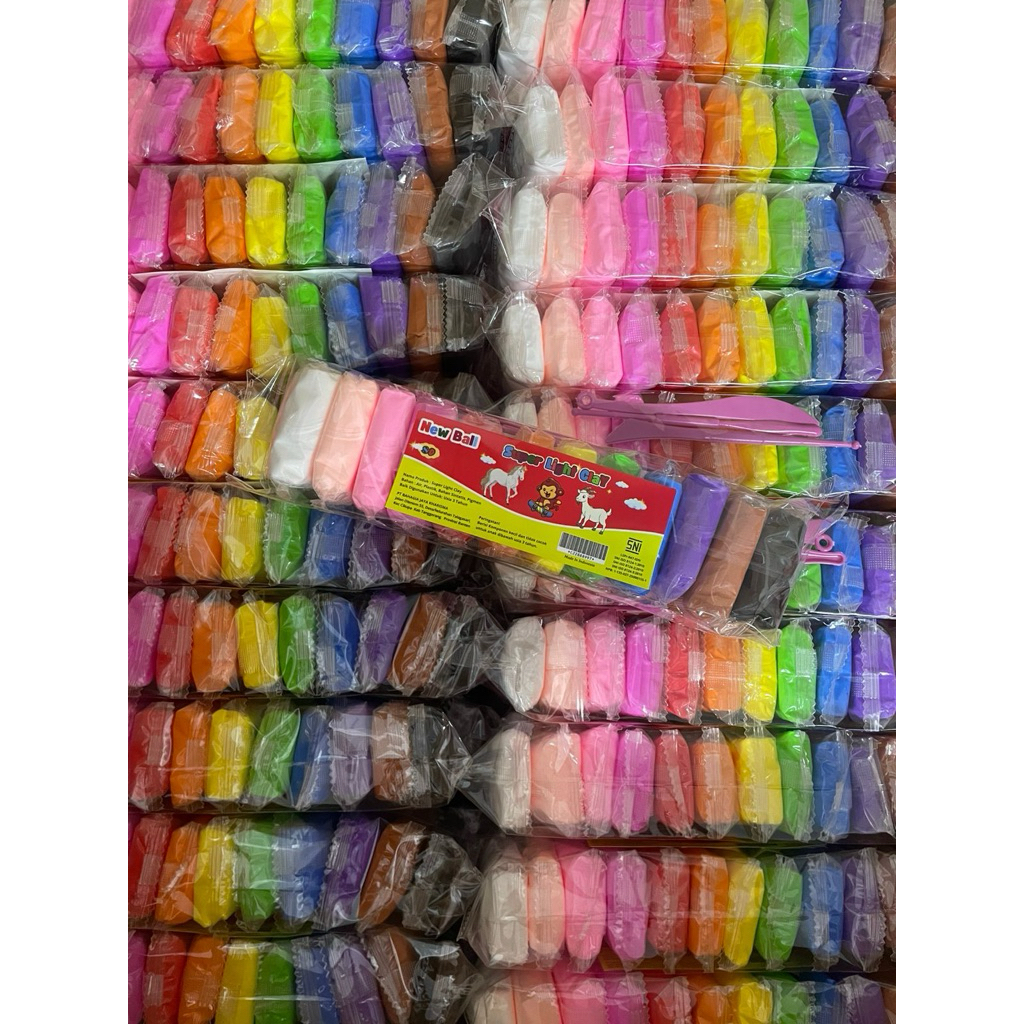 Jual PAKET HEMAT 10PACK Clay Press Mainan Edukasi Anak Plastisin Lilin ...