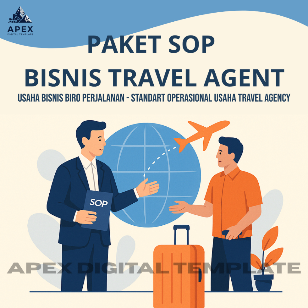Jual Paket SOP Travel Agent Lengkap - Template Standar Operasional Prosedur Usaha Biro ...