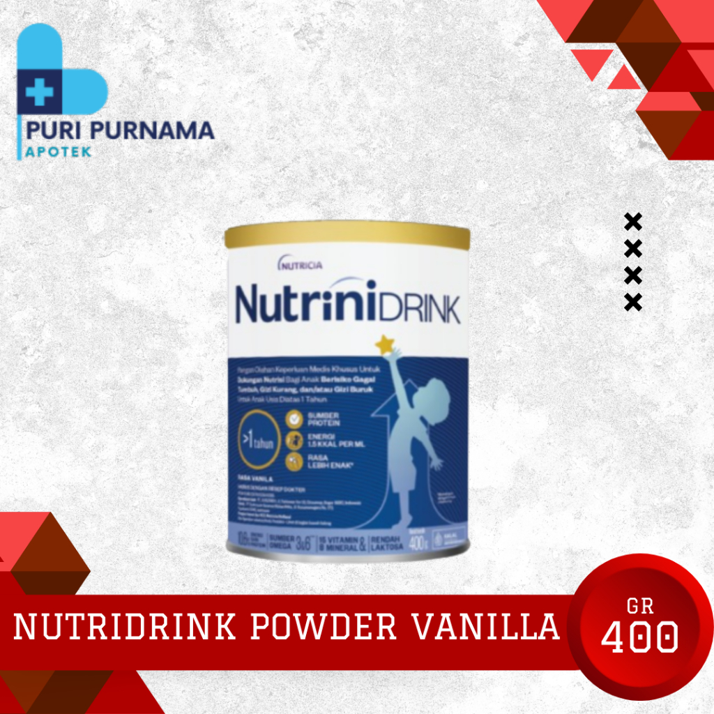 Jual NUTRIDRINK POWDER VANILLA 400 GRAM | Shopee Indonesia