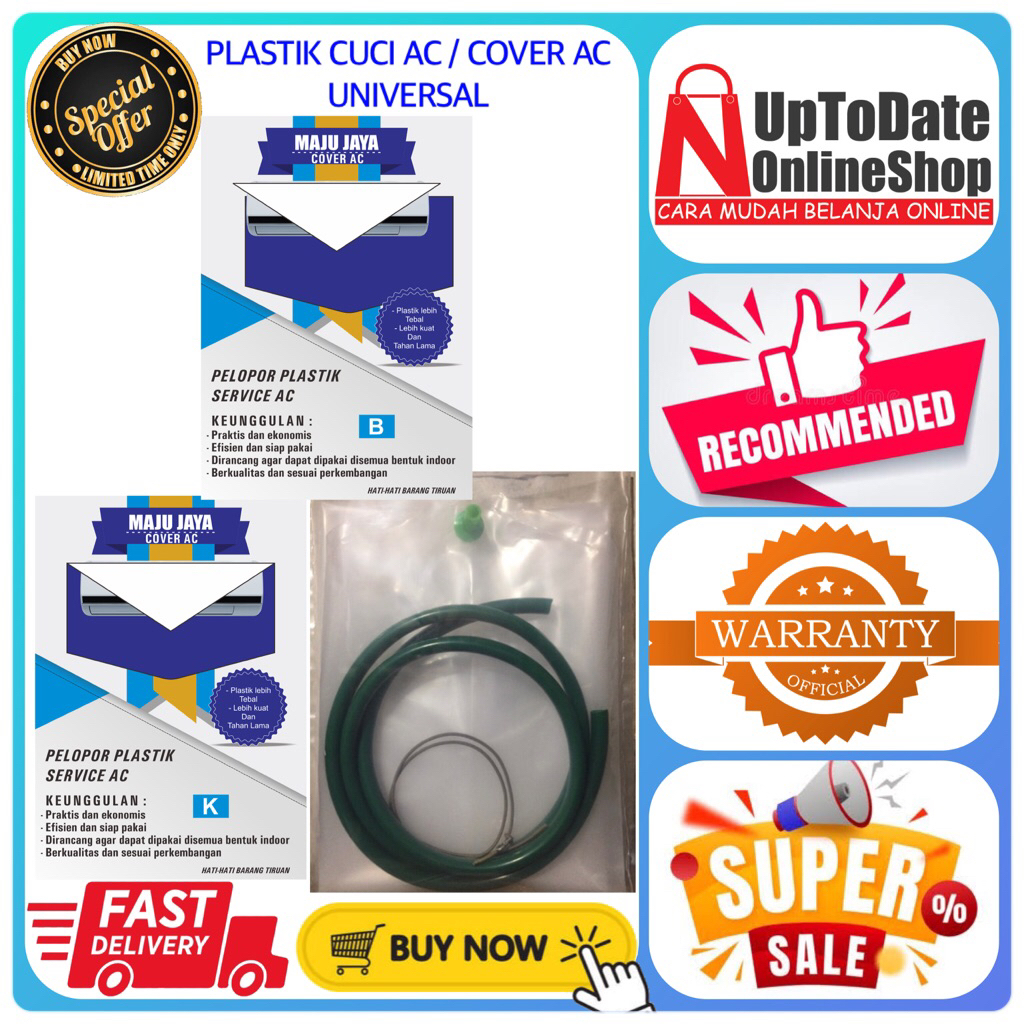 Jual PLASTIK CUCI AC / COVER AC 1.5 PK - 2 PK COVER CUCI AC SPLIT ...