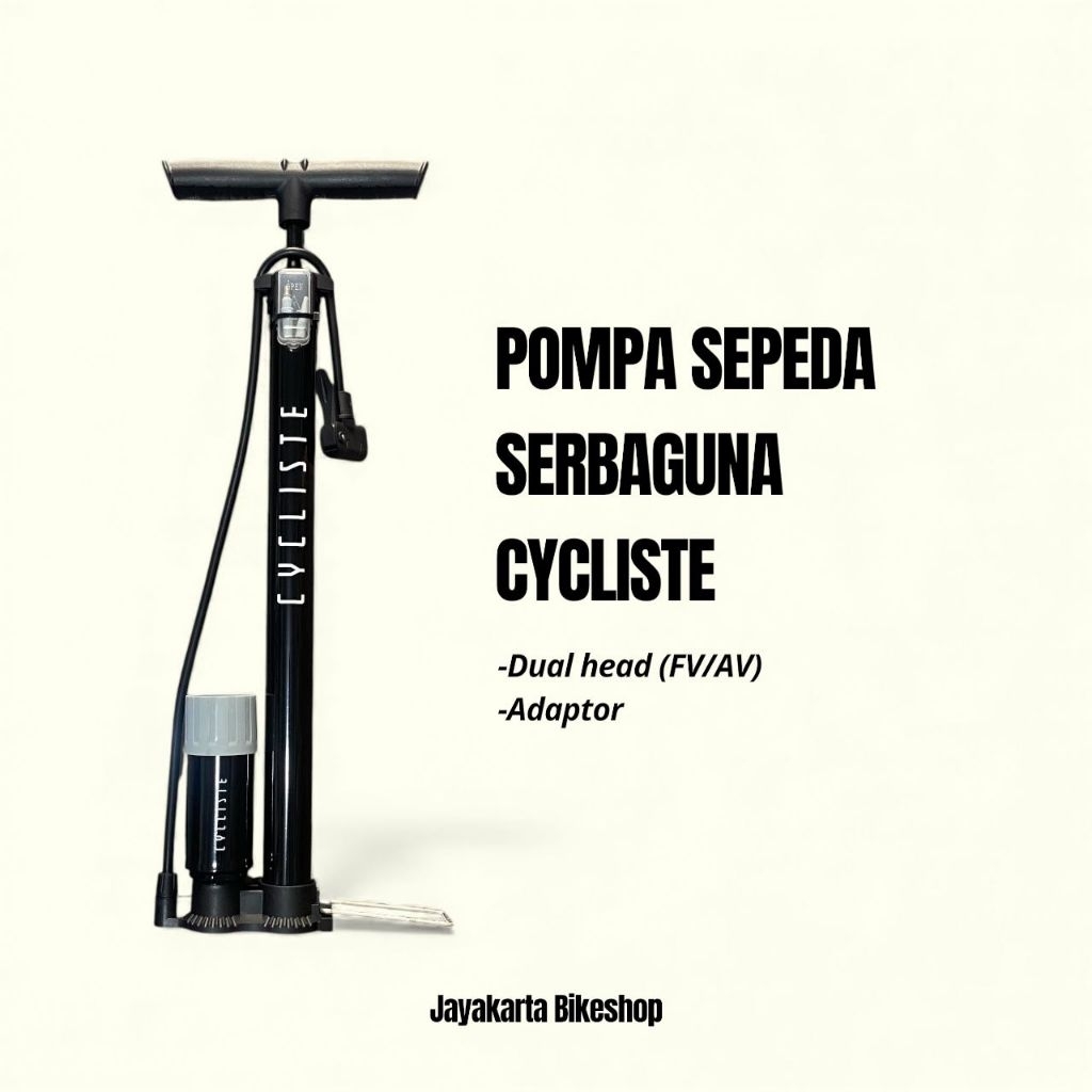Jual POMPA SEPEDA SERBAGUNA CYCLISTE AV FV PUMP | HIGH PRESSURE ...