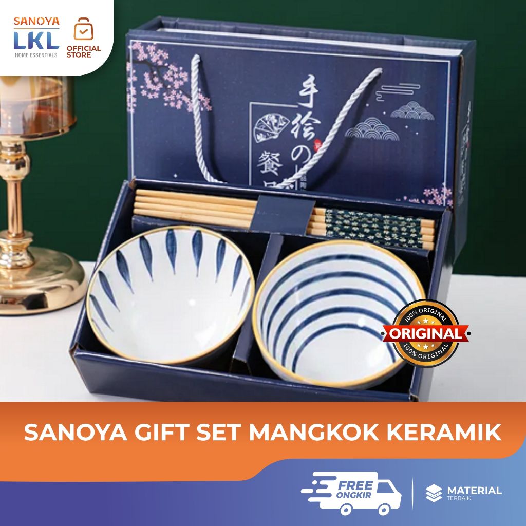 Jual SANOYA Gift Set Mangkok Keramik | Hadiah, Souvenir & Hampers Natal ...