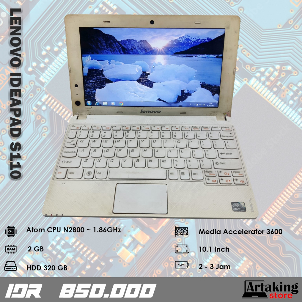 Jual Lenovo ideapad S110 - Atom N2800 - Normal Siap Pakai | Shopee ...