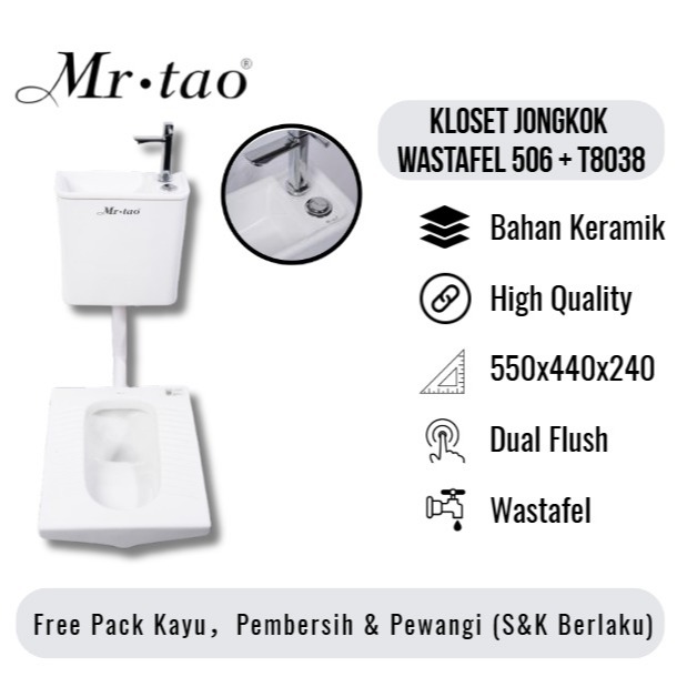 Jual Kloset jongkok set dengan watertank wastafel | Shopee Indonesia
