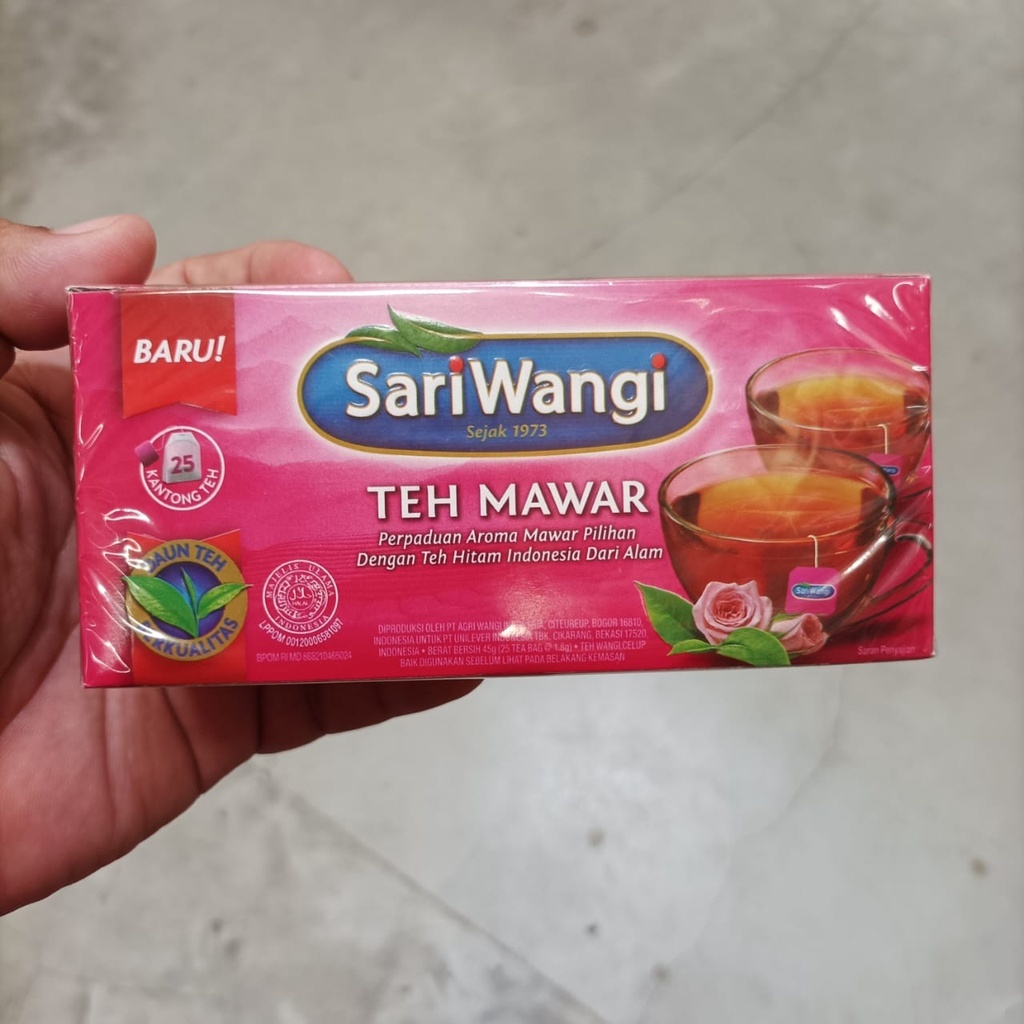 Jual sariwangi teh mawar isi 25 kantong | Shopee Indonesia
