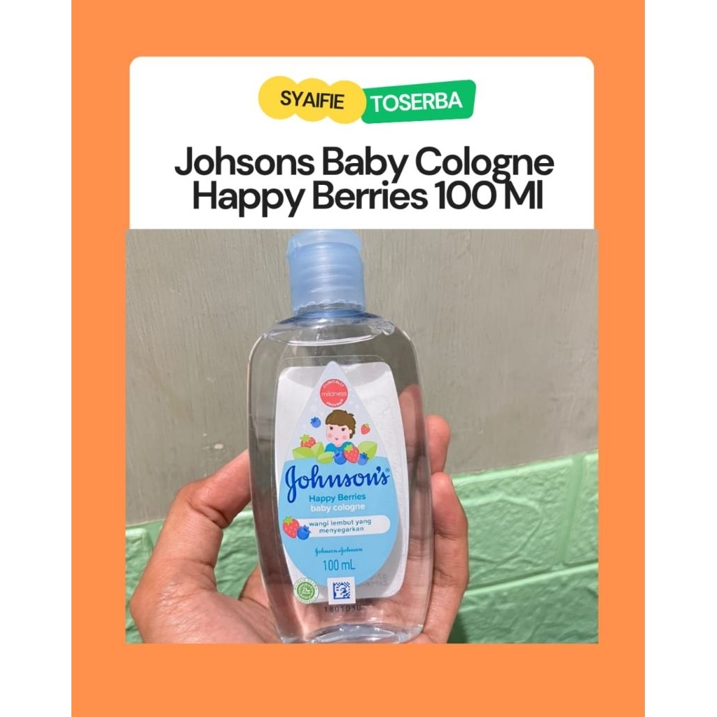 Jual Johnsons Baby Cologne 100 ml varian happy berries powder mist ...
