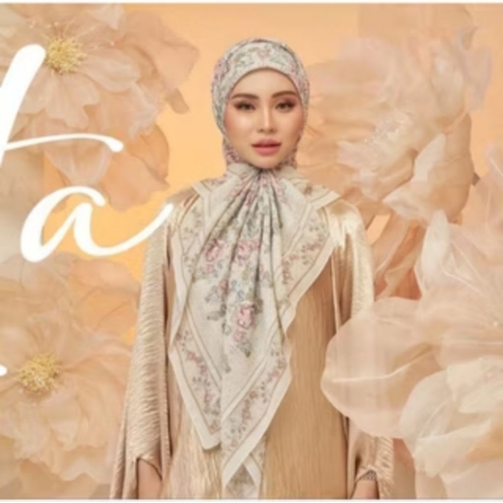 Jual SYIFA SERIES Hijab Voal Motif Hijab segiempat Premium Hijab ...